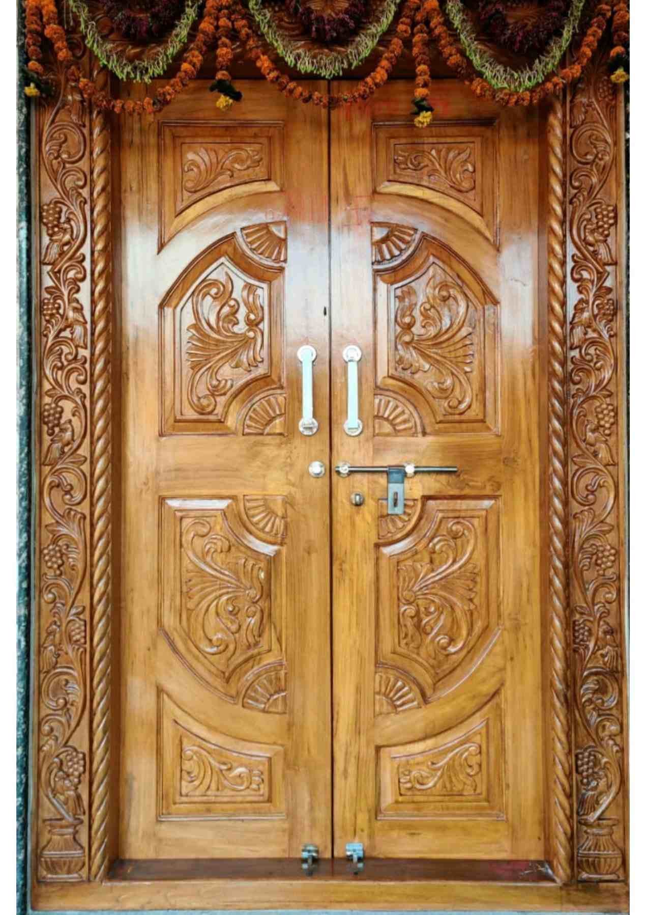 14 Wooden Main Door Designs Indian Style That Blend Style & Culture ...